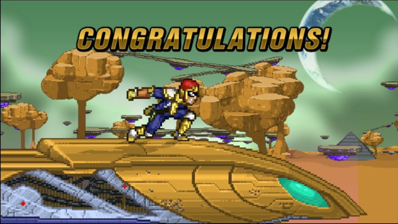SSF2 Captain Falcon Classic Mode HARD - YouTube