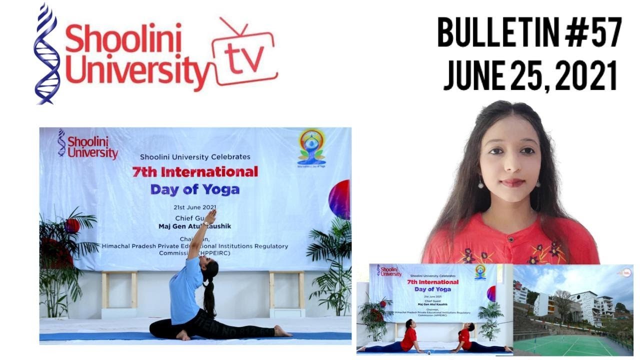 YOGA | News Bulletin - 57 | Anoushka | Shoolini TV | Shoolini ...