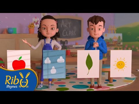 Rato Rato Rato | रातो रातो रातो | Children's Color Song | Ribu Rhymes - Nepali Song