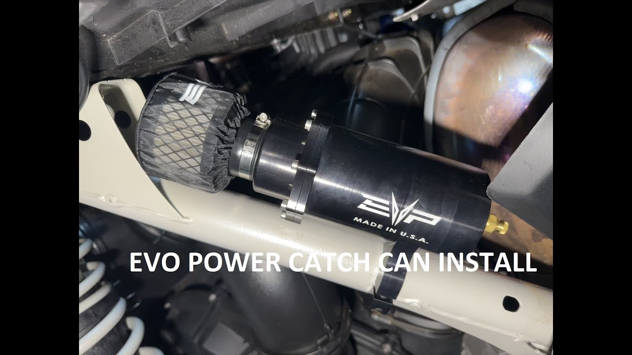 Evolution power Catch can Install Can am X3 - YouTube