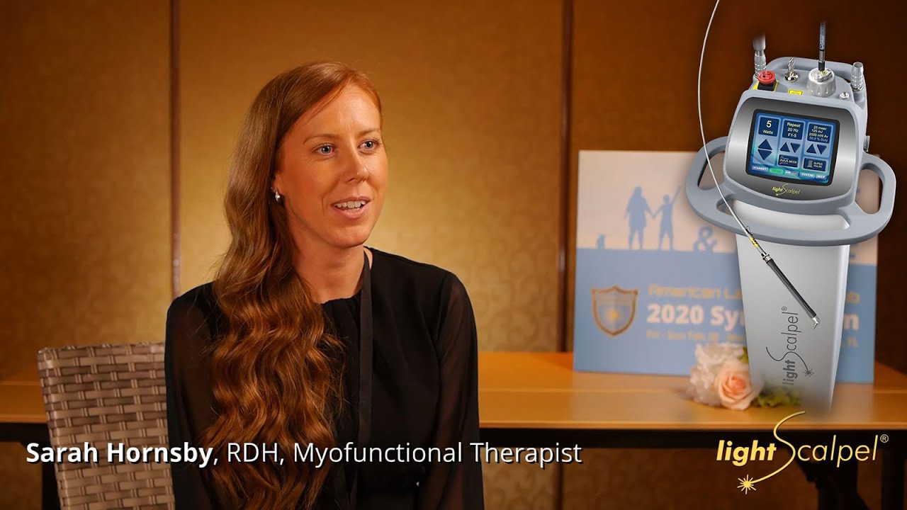 Sarah Hornsby, RDH, OMT on LightScalpel Laser Tongue-Tie Releases - YouTube