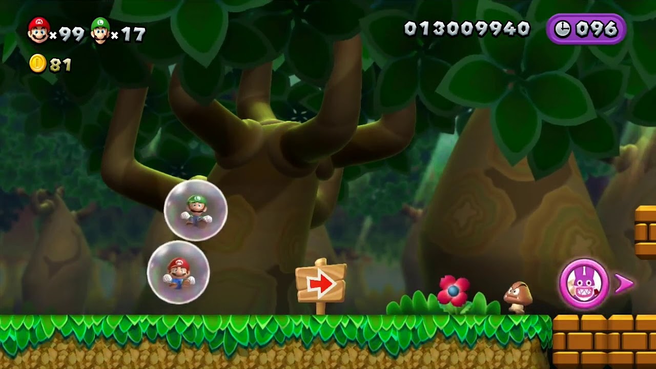 2 Bad Users Fail To Catch Nabbit In New Super Mario Bros U By Bubbling ...