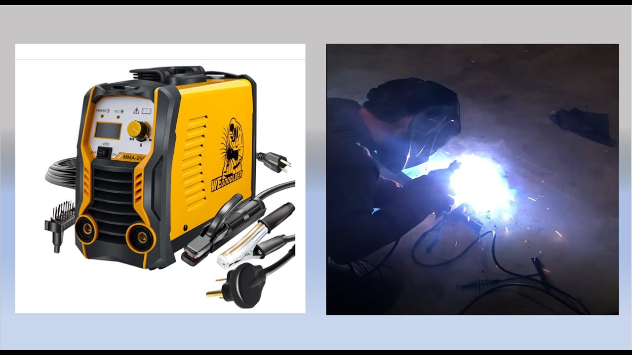 WEGOODLDER 110/220V Mini MMA Welder 250Amp ARC Stick Review | Bonus ...