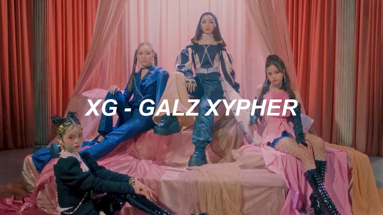 XG (COCONA, MAYA, HARVEY, JURIN) - 'GALZ XYPHER' Easy Lyrics - YouTube