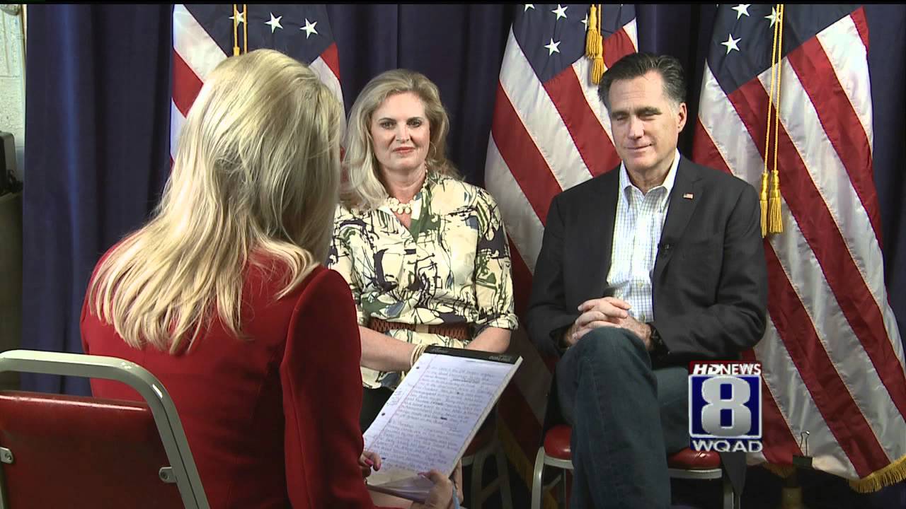 Mitt & Ann Romney sit down with WQAD's RaeChelle Davis - YouTube