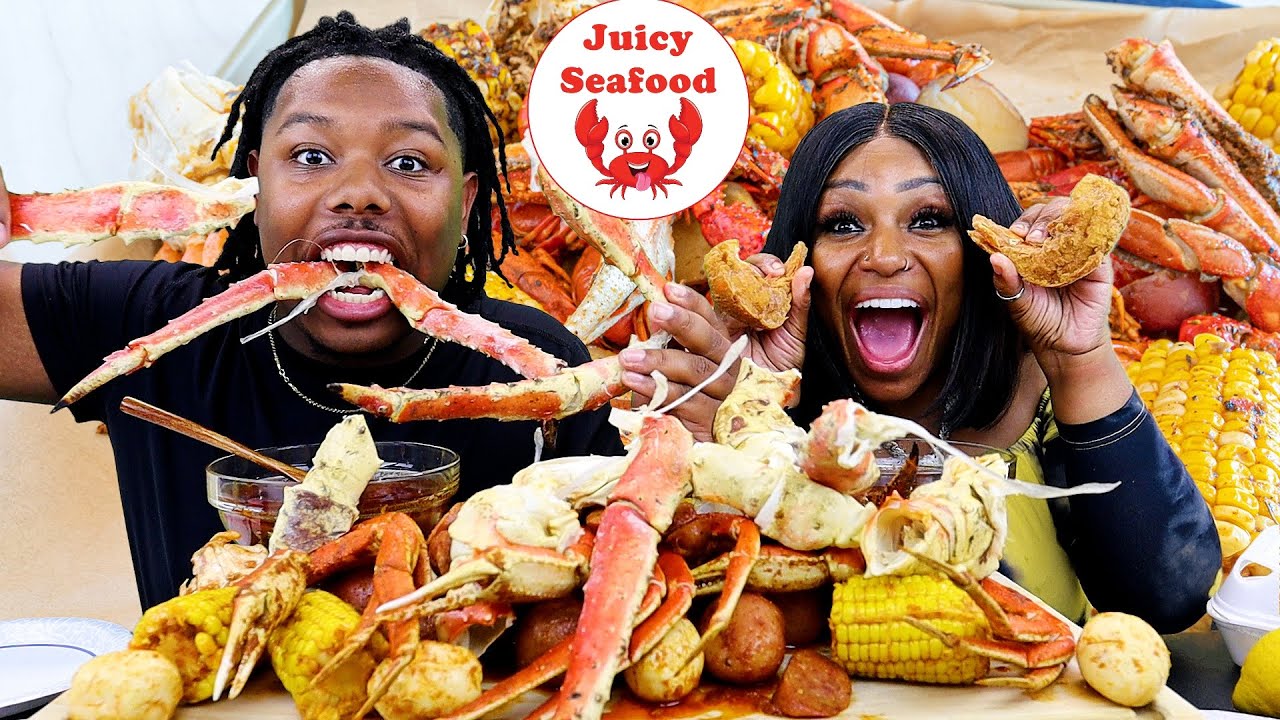 SEAFOOD BOIL WITH BLOVESLIFE - YouTube
