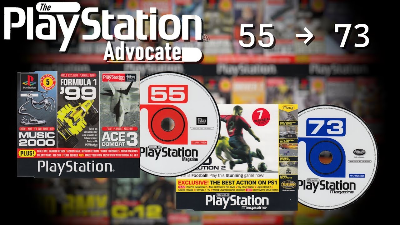All The UK Magazine PS1 Demo Discs, 55 to 73 - YouTube