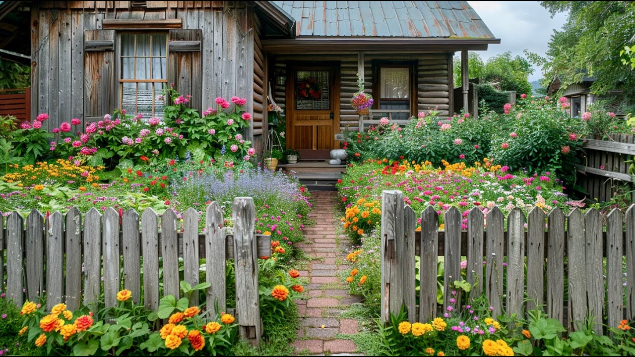 Rustic Spring Flower Garden: Creating a Vintage Feel in Your Rustic ...