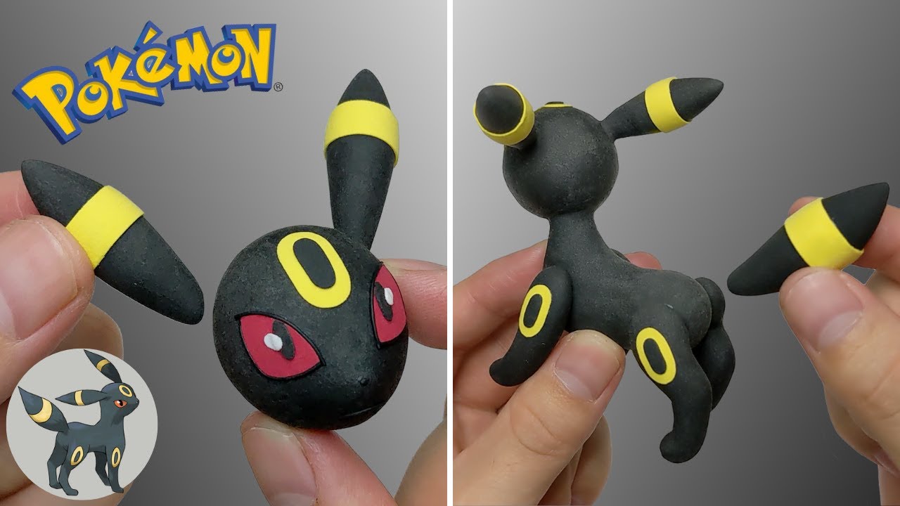 Pokemon Figures Making - Umbreon | Clay Art / Pokemon toys - YouTube