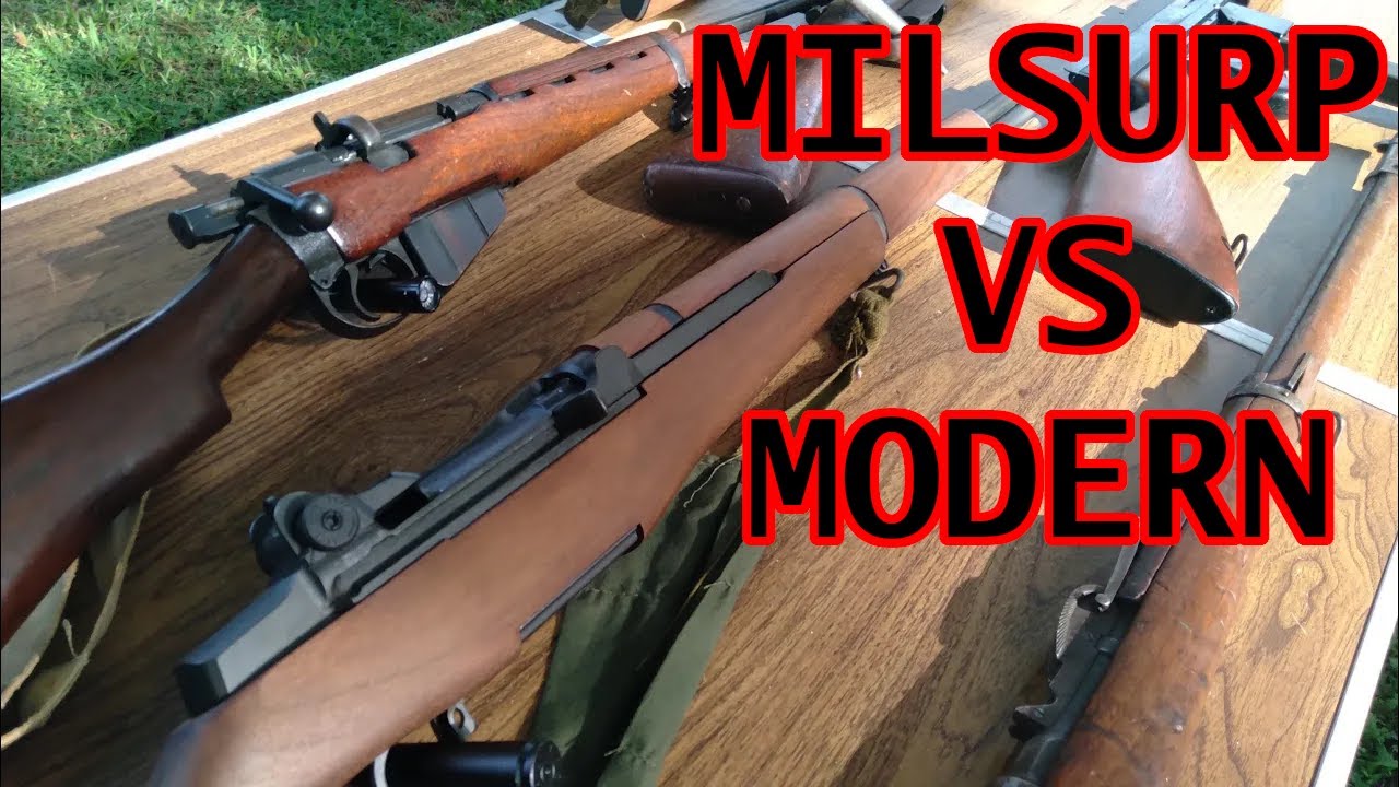 Milsurp Rifles VS Modern Rifles - YouTube