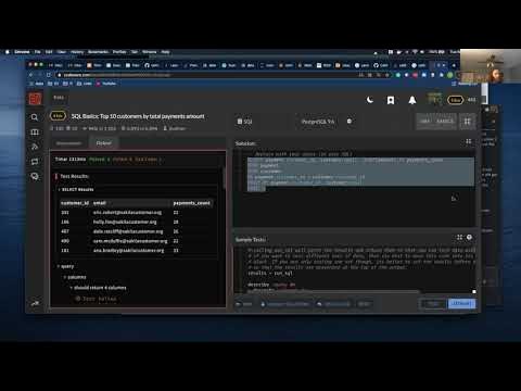 SQL Basics: Top 10 customers by total payments amount - CodeWars - YouTube
