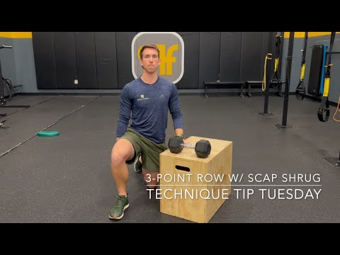 3-point Row with Scap Shrug - YouTube