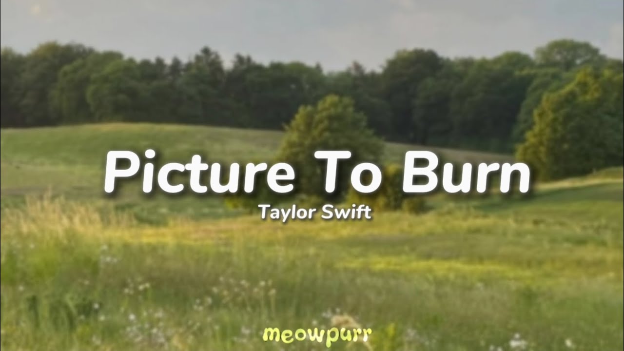 Taylor Swift - Picture To Burn (lyrics) - YouTube