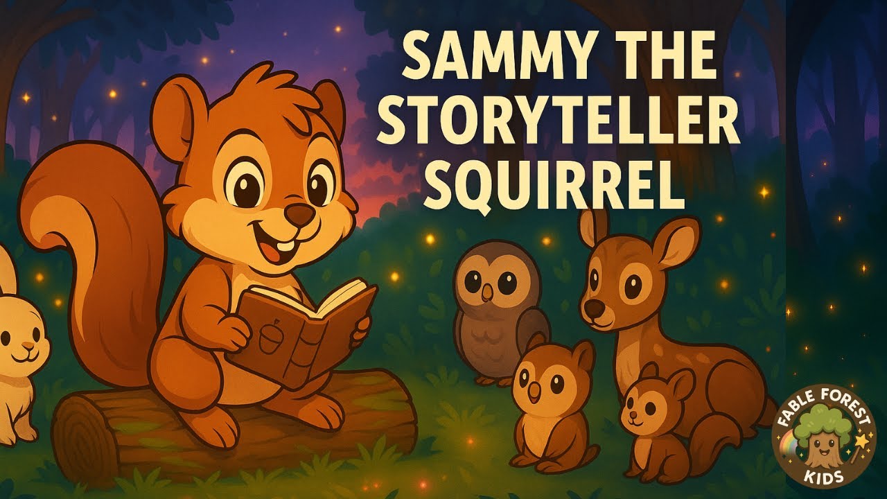 Sammy the Storyteller Squirrel | Enchanting Tale Story for Kids with ...