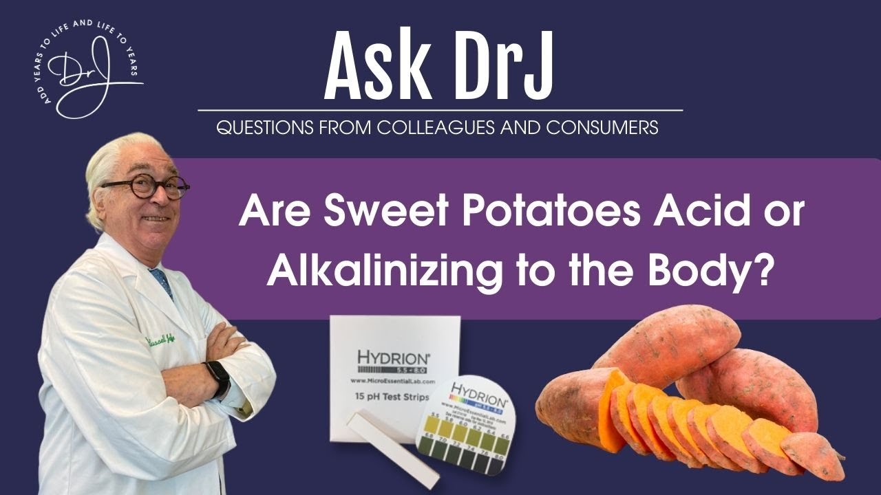 Are sweet potatoes acid or alkalinizing to the body? - YouTube