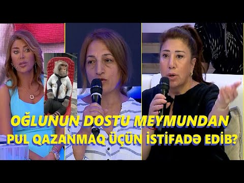 Xatirənin oğlunun dostu yoxa çıxan meymundan pul qazanıb? Dostu dənizə... Seni axtariram 17.07.2024