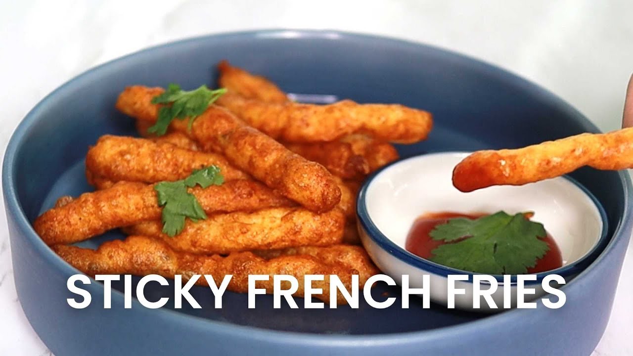 Snack Mudah Dan Hemat | Sticky French Fries - YouTube