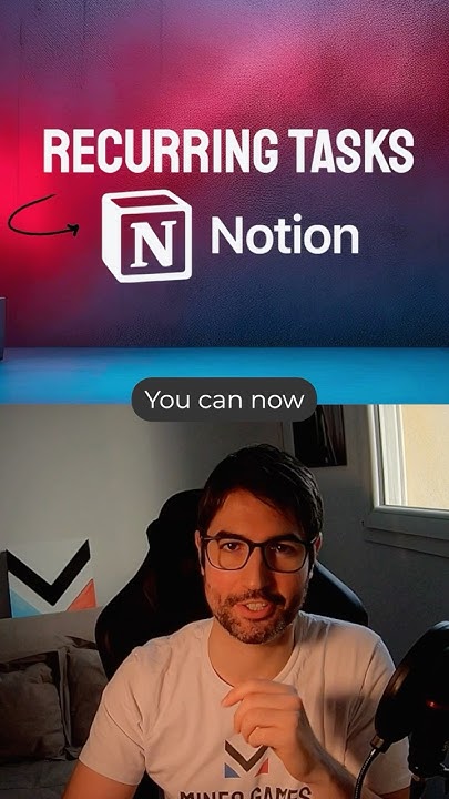 Recurring Tasks arrived in Notion! - YouTube