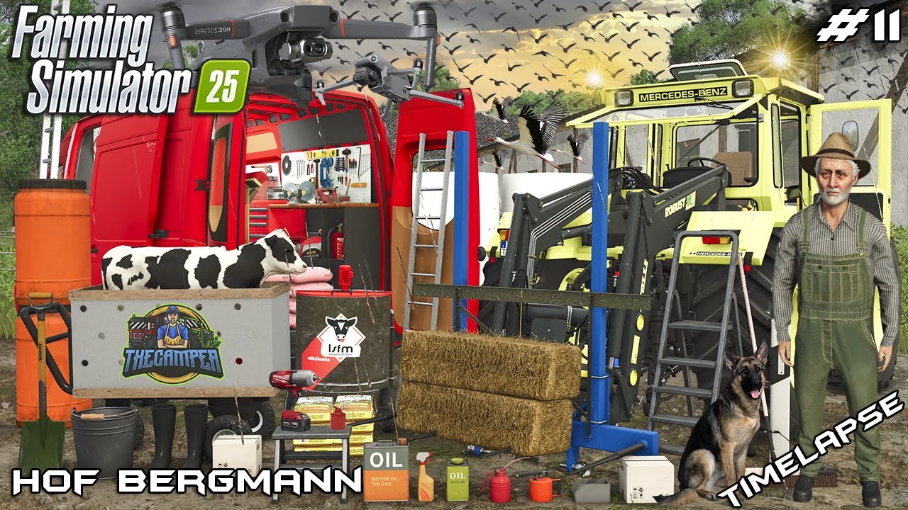 🌧️ RAINY DAY ON THE FARM - FEEDING ALL THE ANIMALS 🐮 | Hof Bergmann ...
