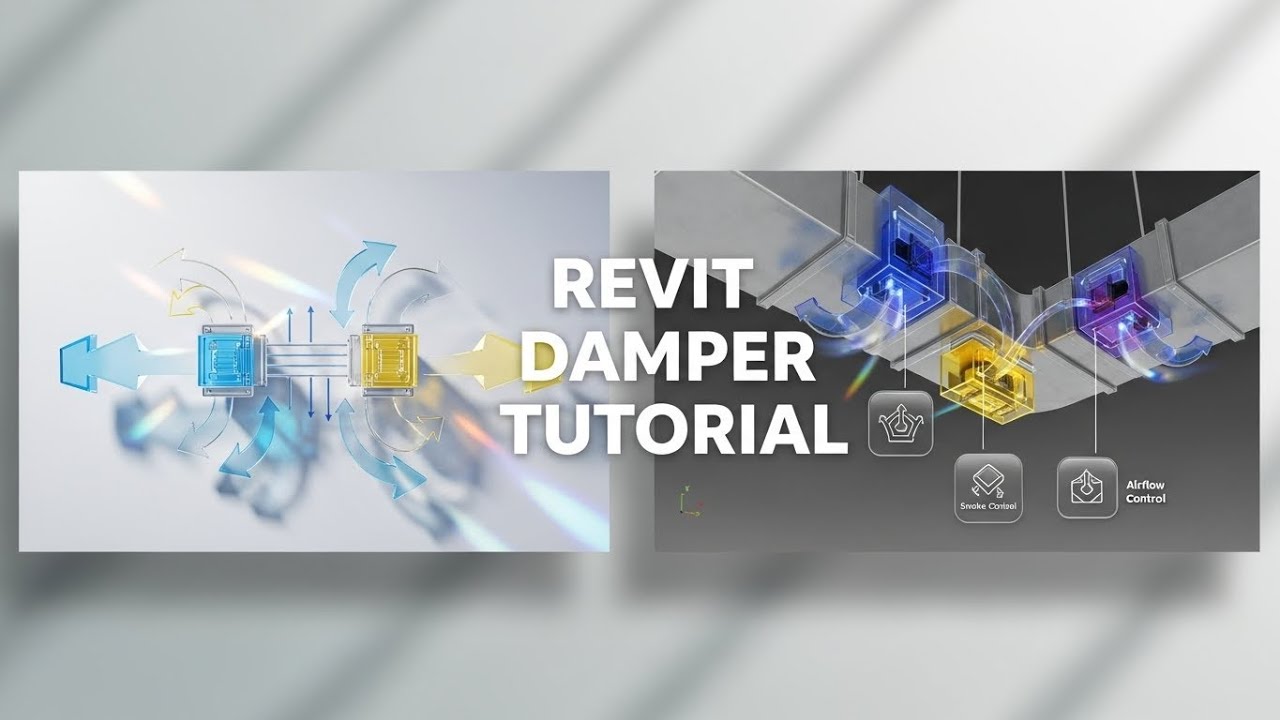 How to Add Dampers in Revit | HVAC Ductwork | Volume, Control, Fire ...