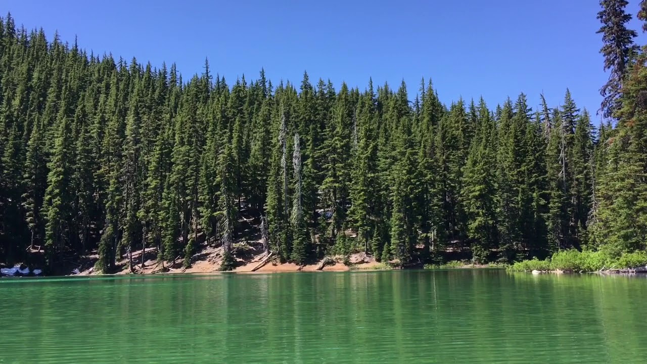 Kayaking Devils Lake MT BACHELOR Oregon - YouTube