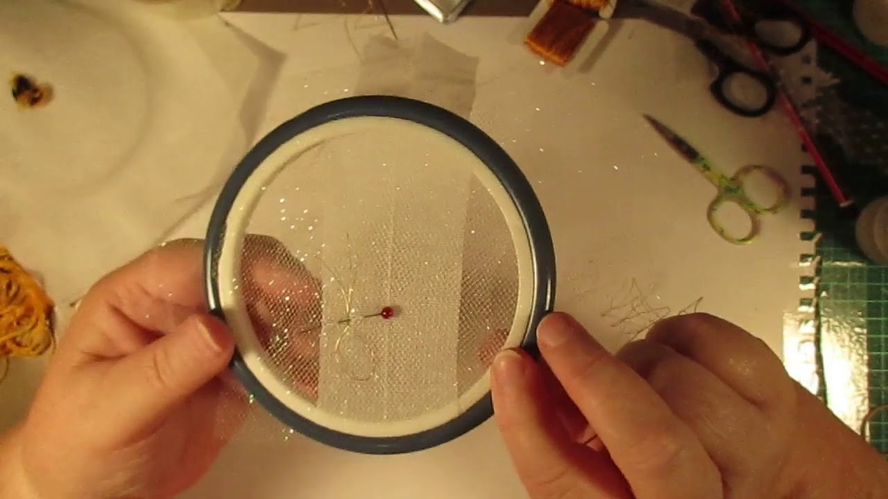 Tutorial stumpwork Bee Part 2 - YouTube