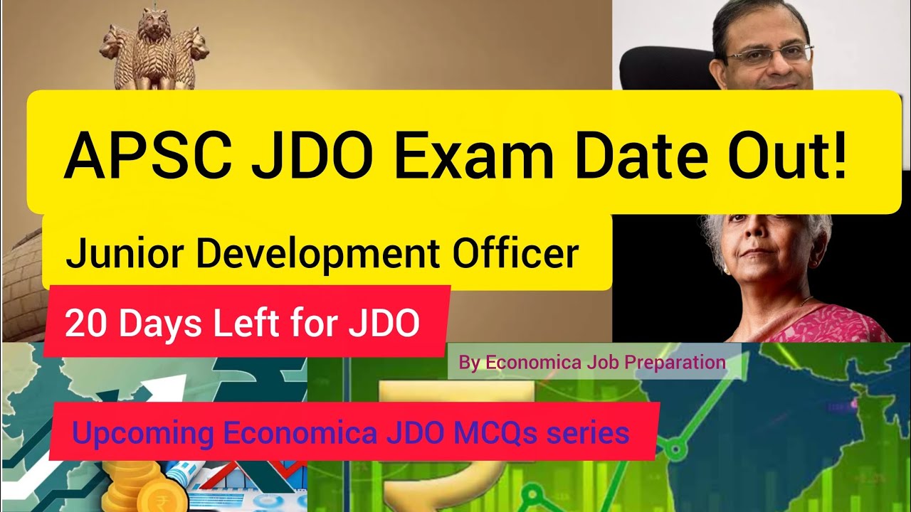 APSC JDO Exam Date Out ! JDO Last 20 Days Strategy ! #apscjdo - YouTube