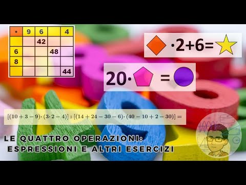 Le quattro operazioni: espressioni e altri esercizi - YouTube