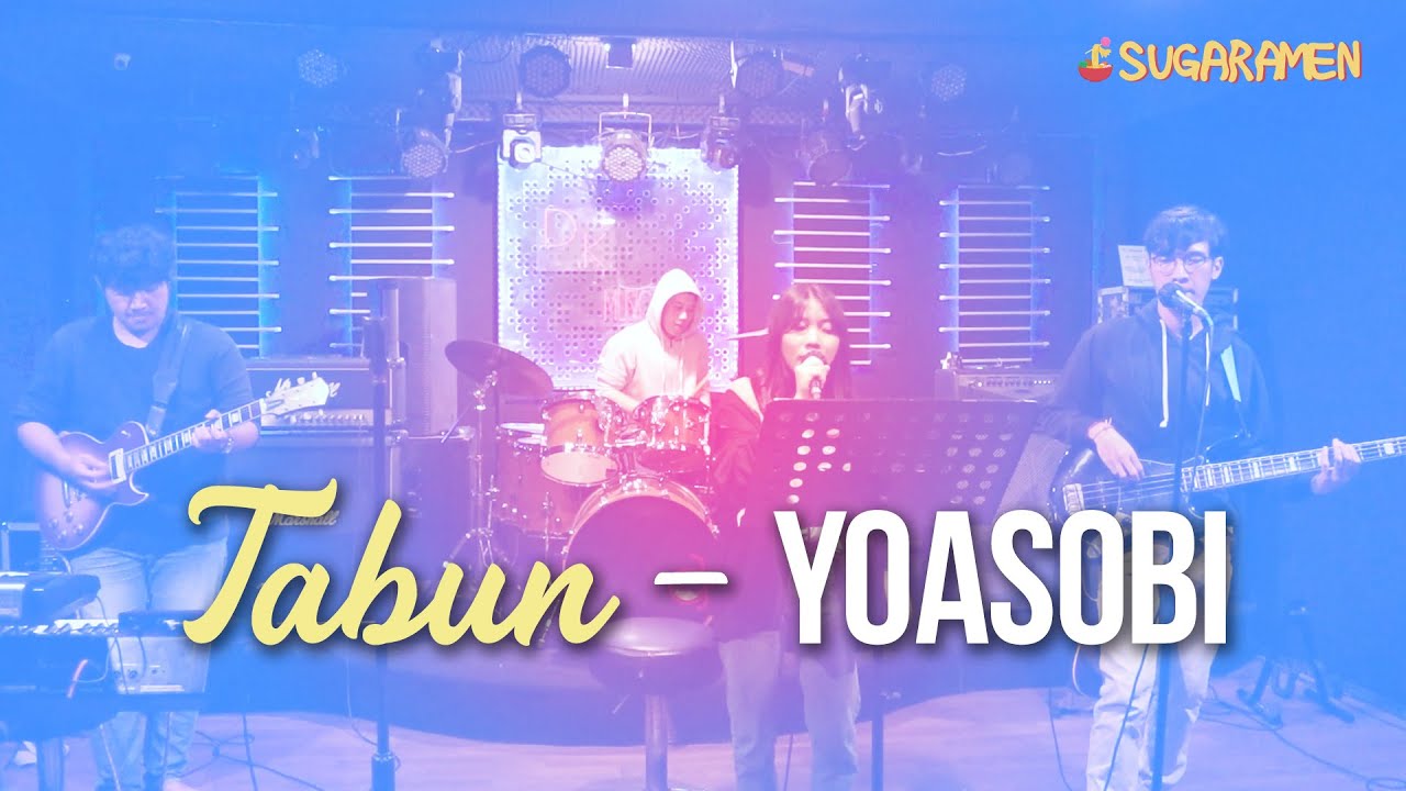Tabun - YOASOBI | SUGARAMEN Band Cover Jamming Studio - YouTube
