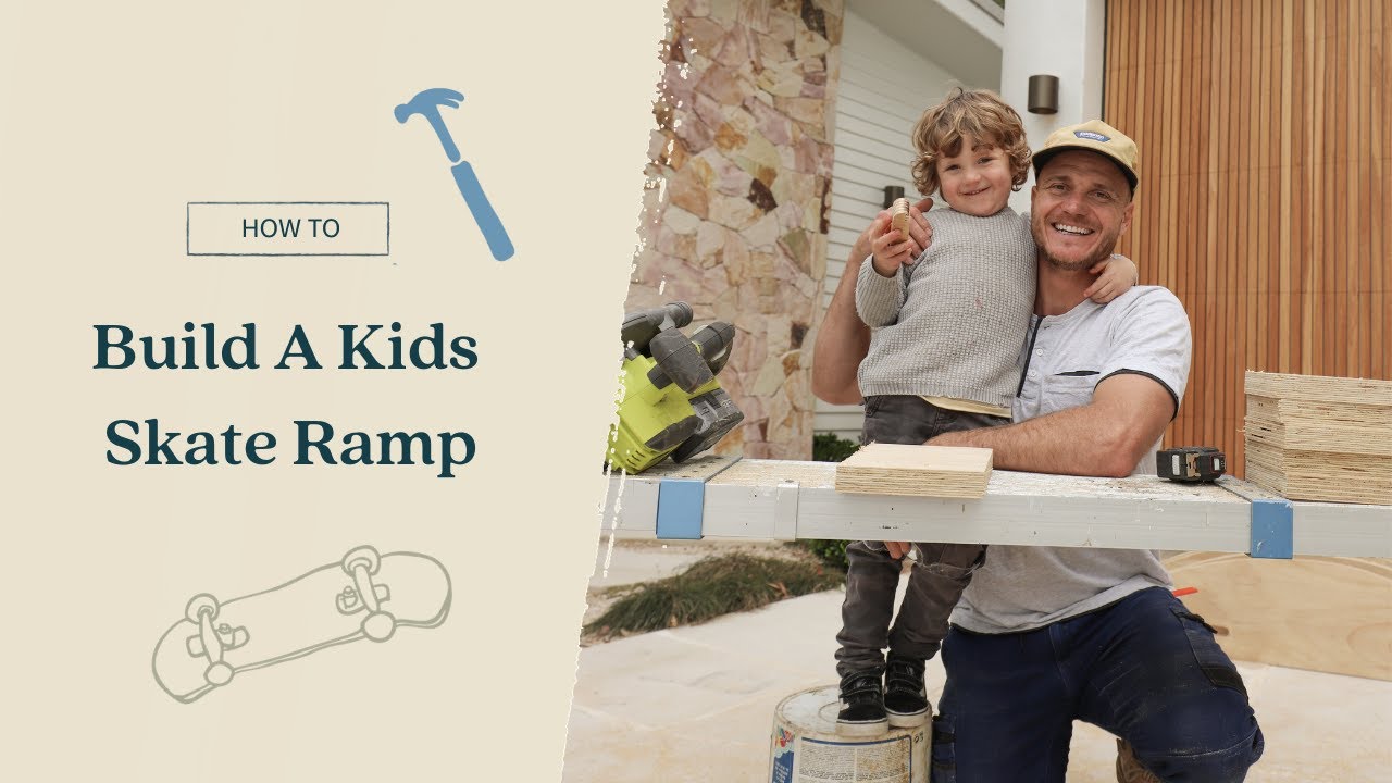 How to Build a Kids Skate Ramp - YouTube