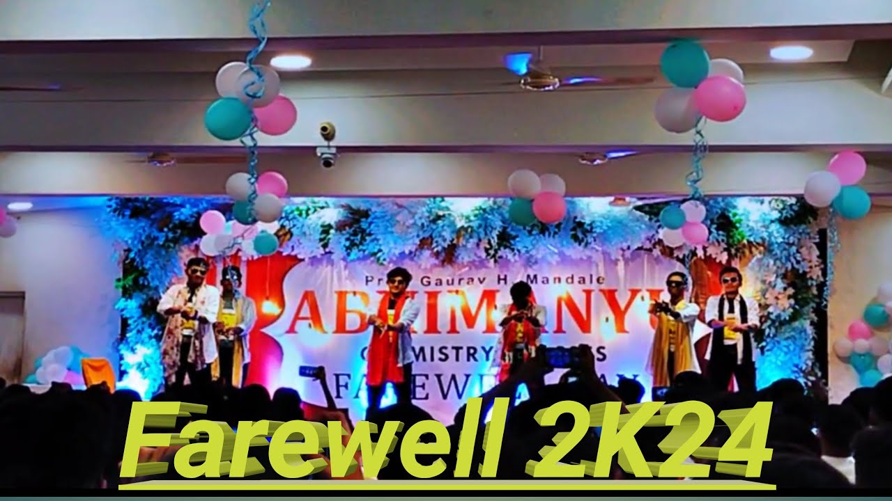 2K24 Farewell Comedy Dance || Abhimanyu Classes - YouTube
