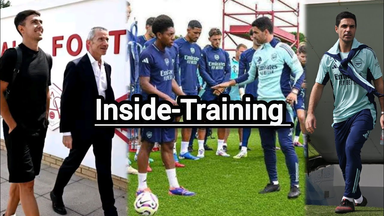 INSIDE TRAINING| Martin Ordegar, Declan rice, Martin zubimendi, saka ...