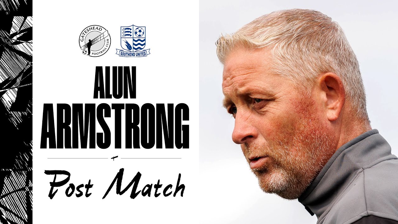💬 "A wake up call" | Alun Armstrong post-Southend United (H ...