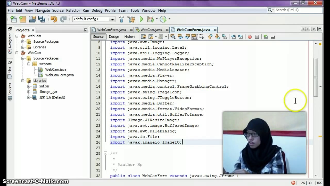 Tutorial Netbeans with Java WebCam Application & Capture Image #1 YouTubevia torchbrowser com ...