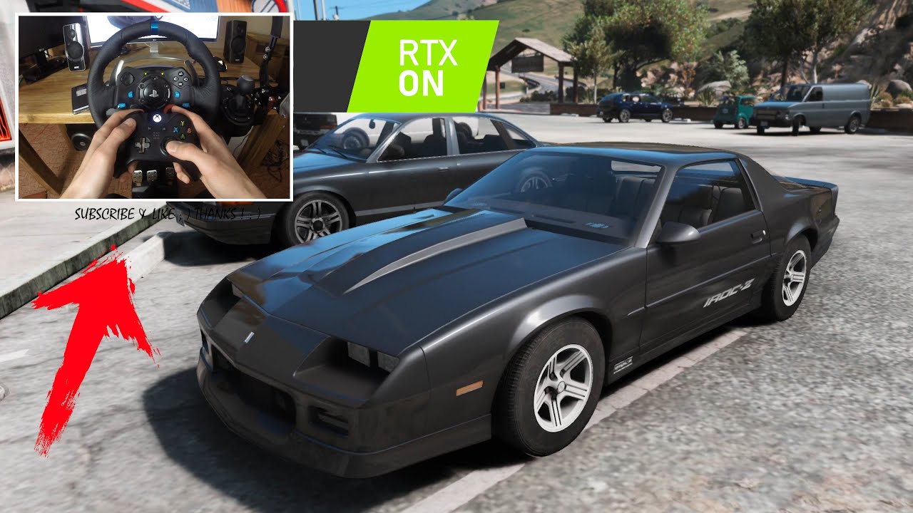 GTA V - 1990 Chevrolet Camaro IROC-Z | Logitech G29 🔥 Ray Tracing mod ...