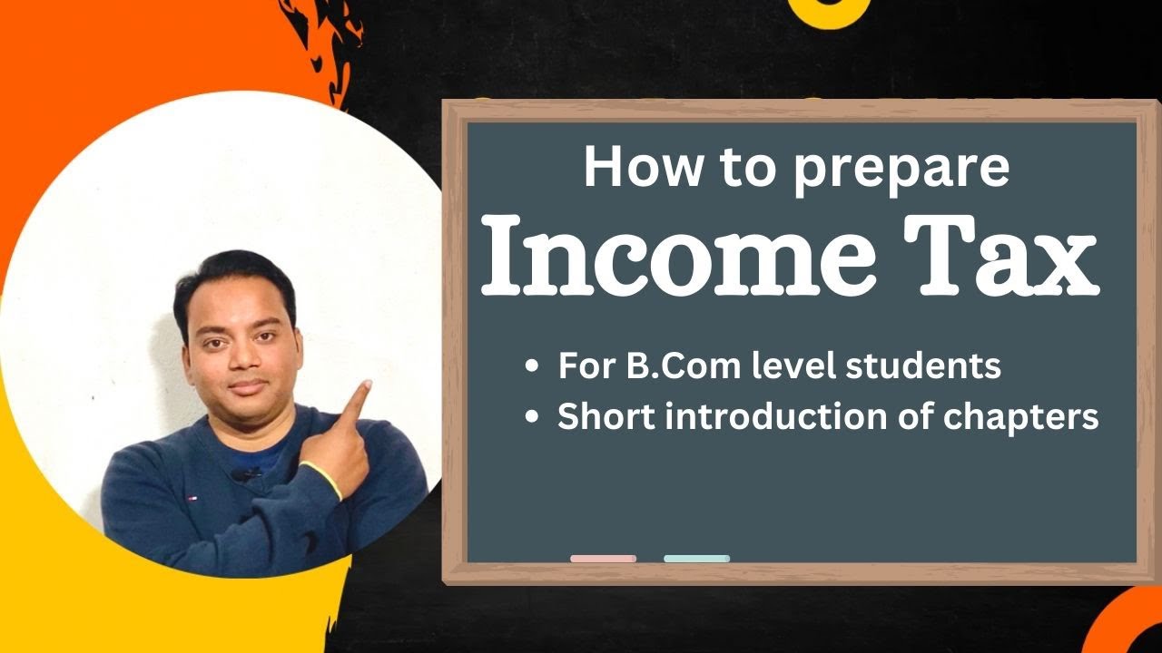 How to prepare Income Tax || For B.Com - YouTube