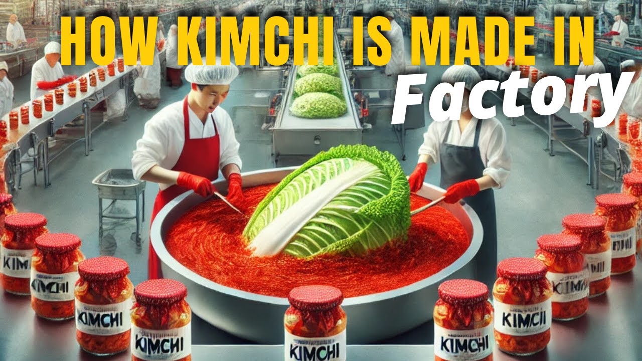 How Kimchi is Made in Factories | A Closer Look | Factory-Made Kimchi ...