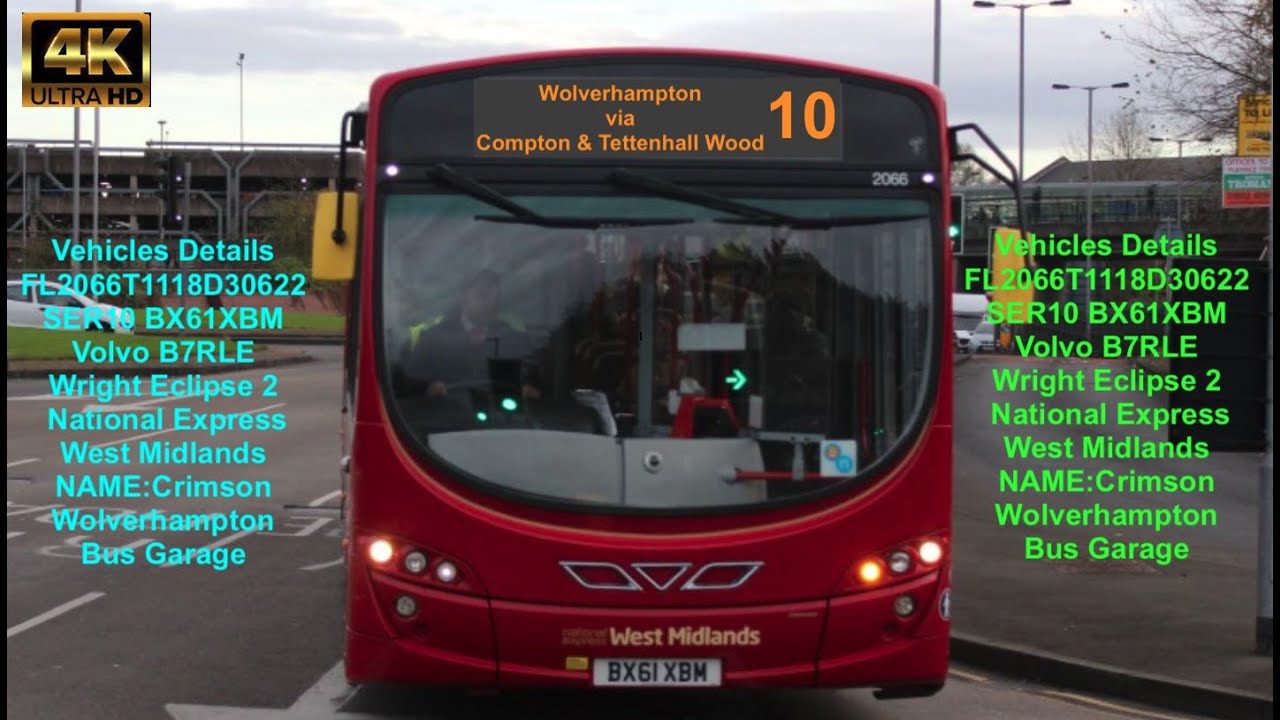 Bus Route 10 To Wolverhampton 4K - YouTube