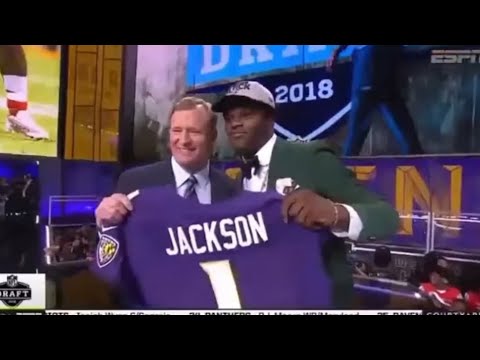 Baltimore Ravens Draft Lamar Jackson 2018 (ESPN) - YouTube