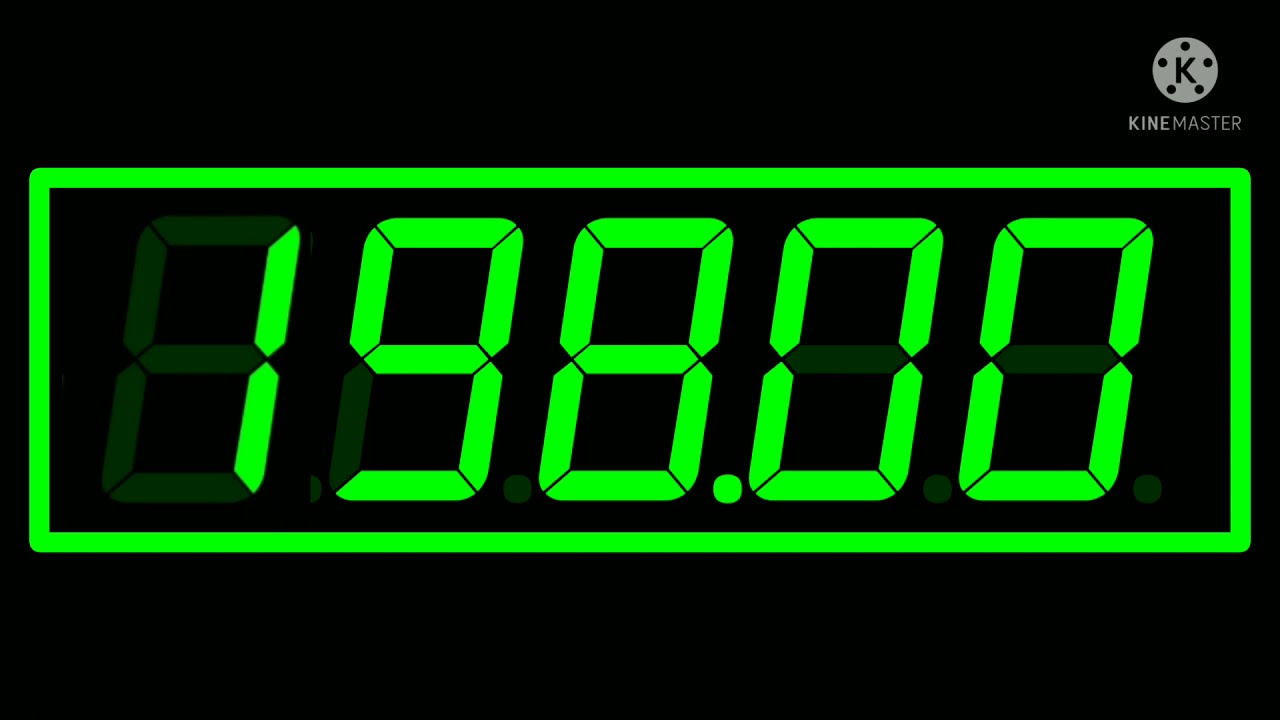 200 Seconds Countdown Digital Clock Timer (With Time shock Game Music ...