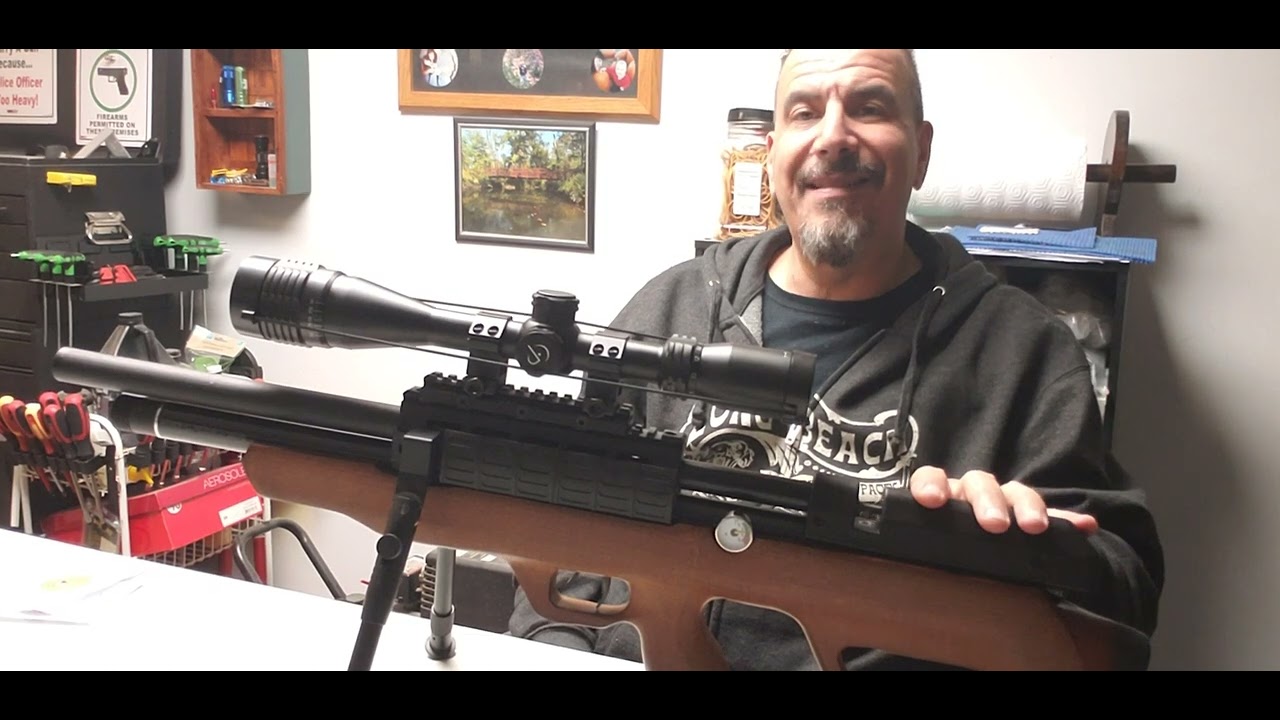 Review: Beeman 1358 Underlever PCP 22 Caliber - YouTube