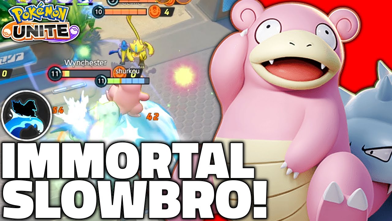 Pokémon Unite Slowbro is IMMORTAL with this Build! 🤯(Slowbro Best Build ...