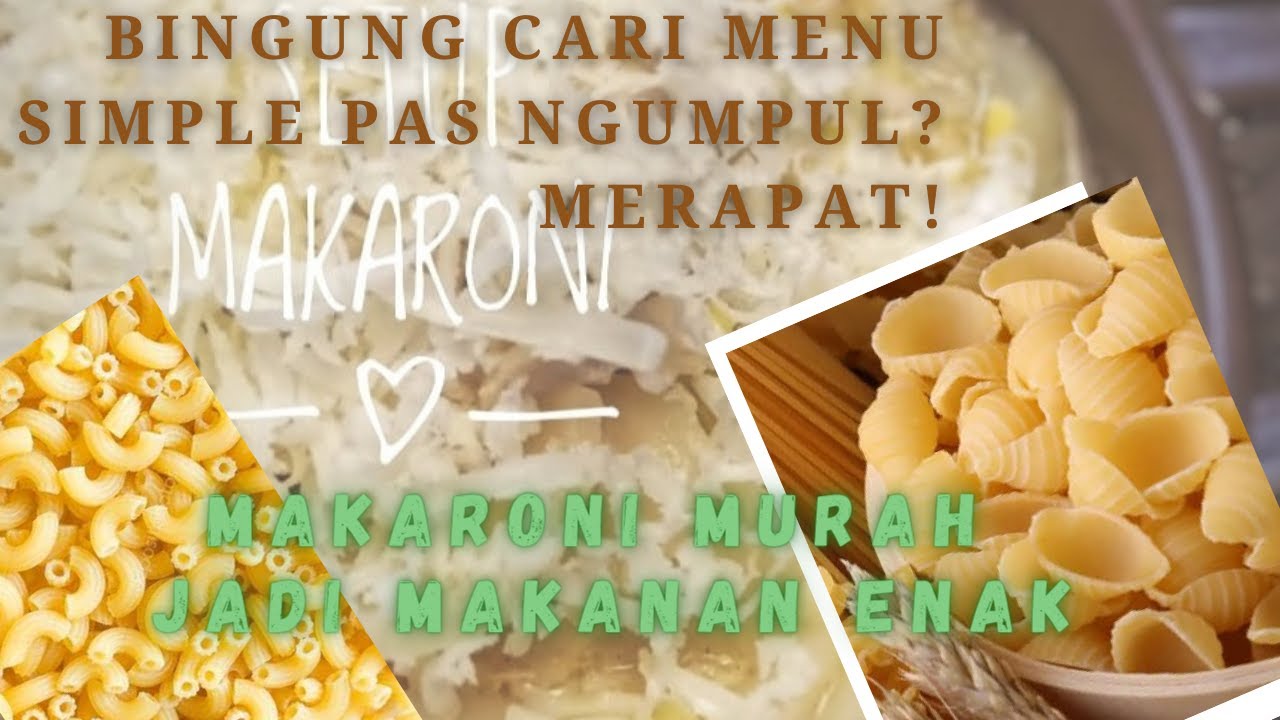 SETUP MAKARONI SOLO SIMPLE || RESEP WARISAN MERTUA - YouTube
