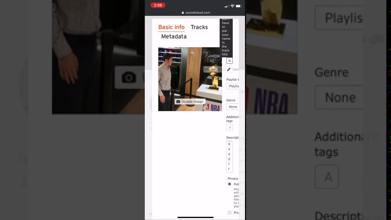 How to edit your cover photo playlist on SoundCloud - YouTube