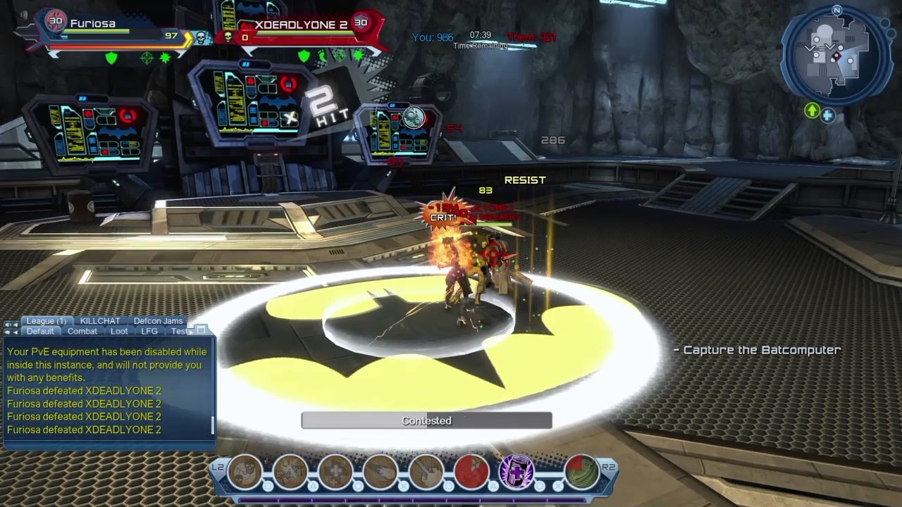 [DCUO] Atomic Dps VS Fire Tank - YouTube