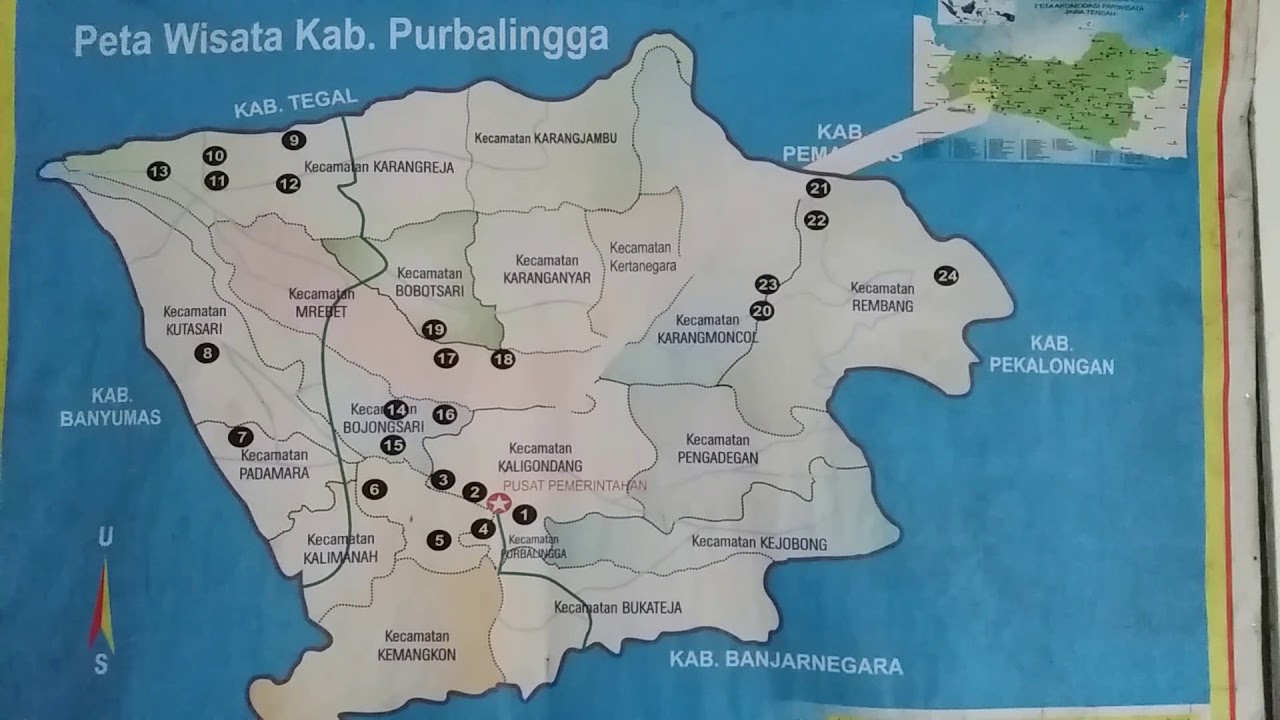 PETA WISATA KOTA PURBALINGGA - YouTube