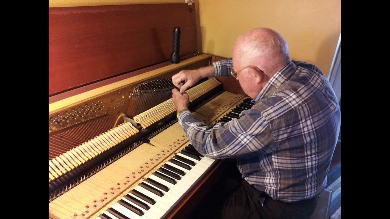 Upright Piano Regulation and Tuning (1 of 2) - YouTube