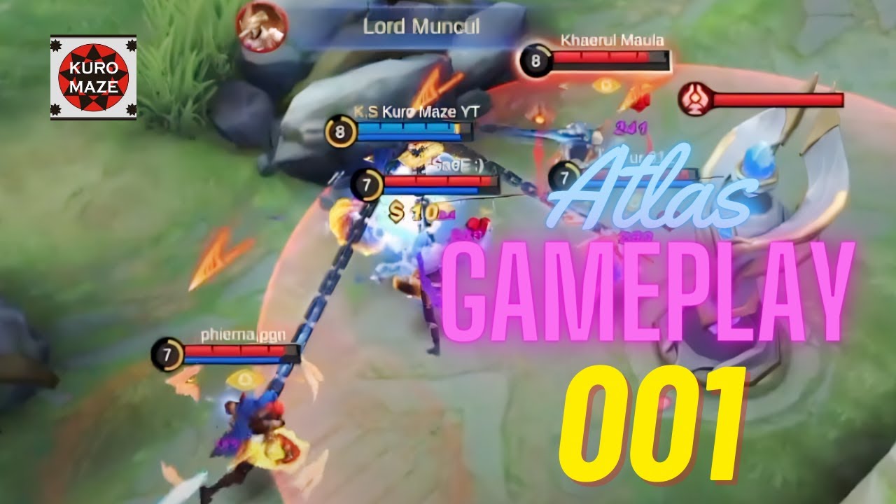 ATLAS - ATLAS GAMEPLAY MOBILE LEGEND NOMOR 001 - YouTube