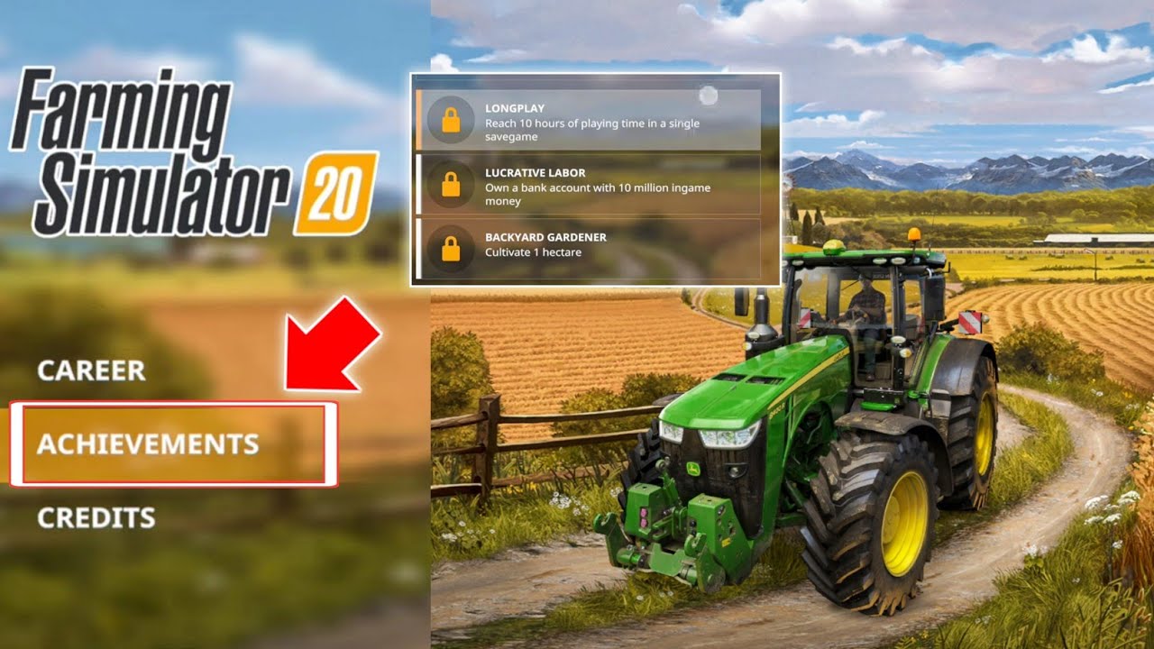 Fs20 Achievements Farming simulator 20 Gameplay |Timelapse ? - YouTube