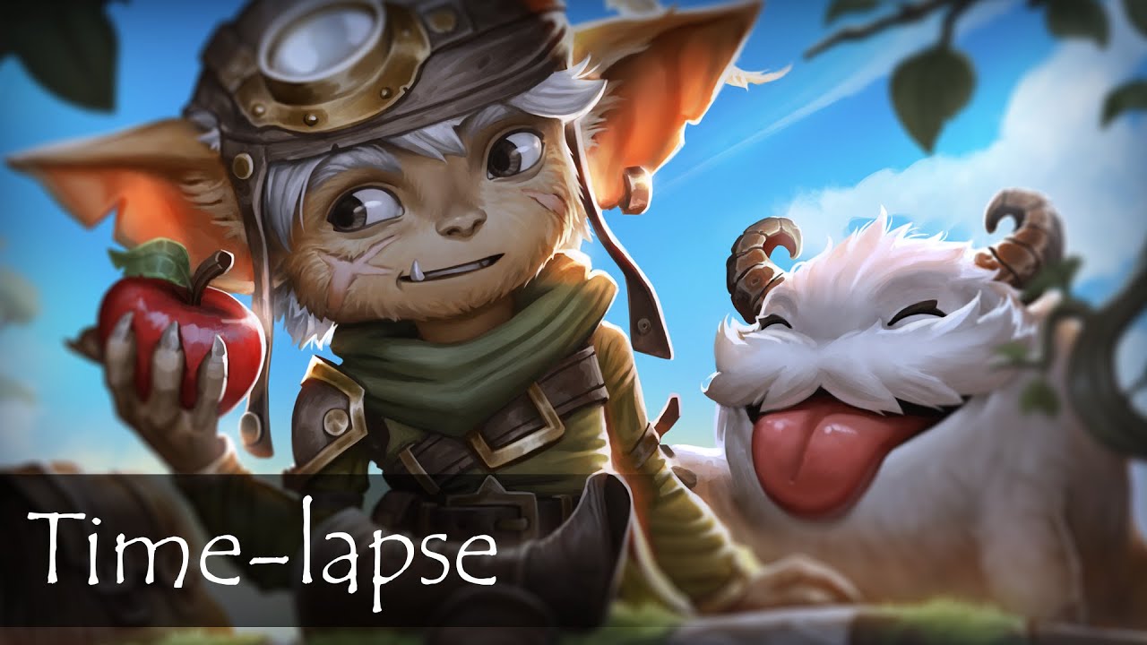 Yordle splash art - Speedpaint - League of Legends - YouTube